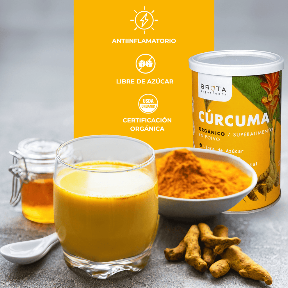 Pack Cúrcuma orgánica 220g + Jengibre orgánico 150g – Brota
